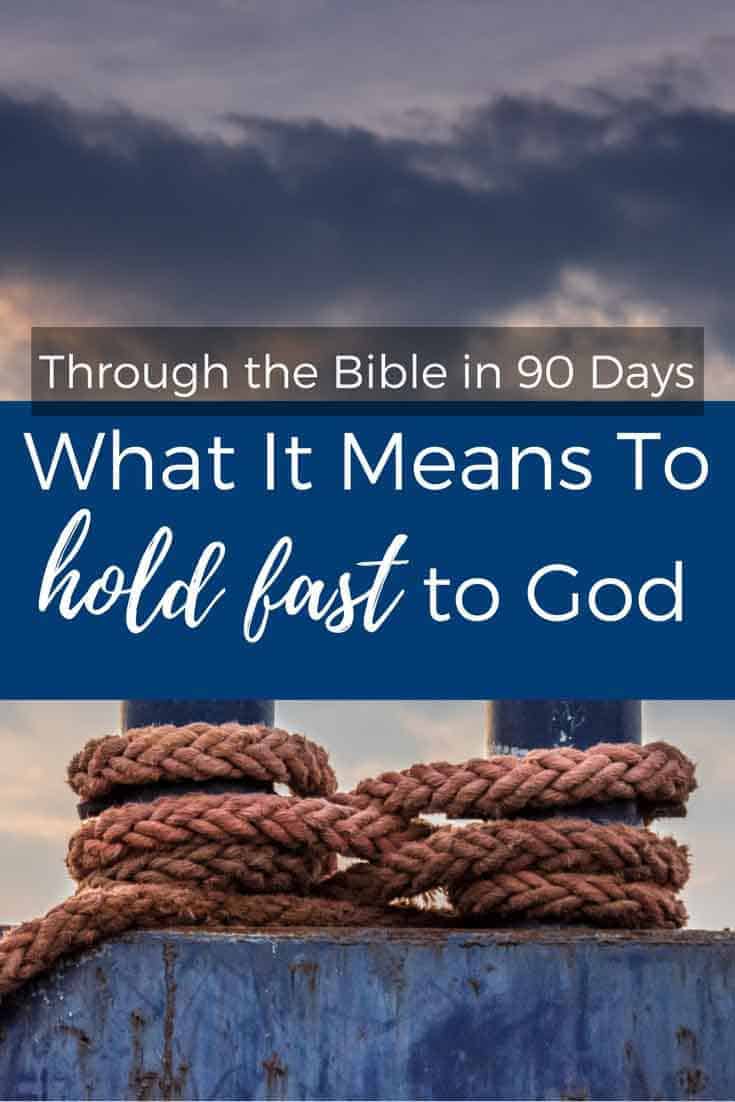 Three Ways To Hold Fast To God: Standing Out in a World that Blends In